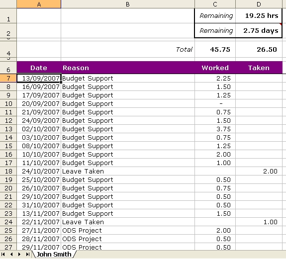 Time Off In Lieu TOIL Records Software Software Templates Time Off In Lieu TOIL Records Software Software Templates