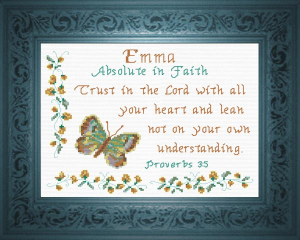 Name Blessings - Emma 3 | Crafting | Cross-Stitch | Religious