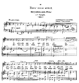 Begli occhi, mercè. Medium Voice in E Minor, A.F.Tenaglia. Caecilia, Ed ...