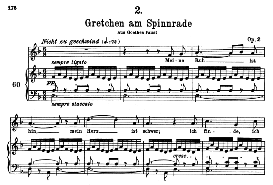 Gretchen am Spinnrade D.118, High Voice in D Minor, F. Schubert, Ed ...