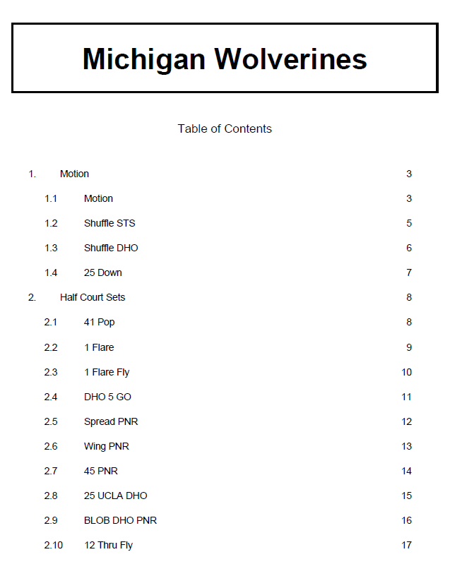 Michigan Wolverines Playbook | eBooks