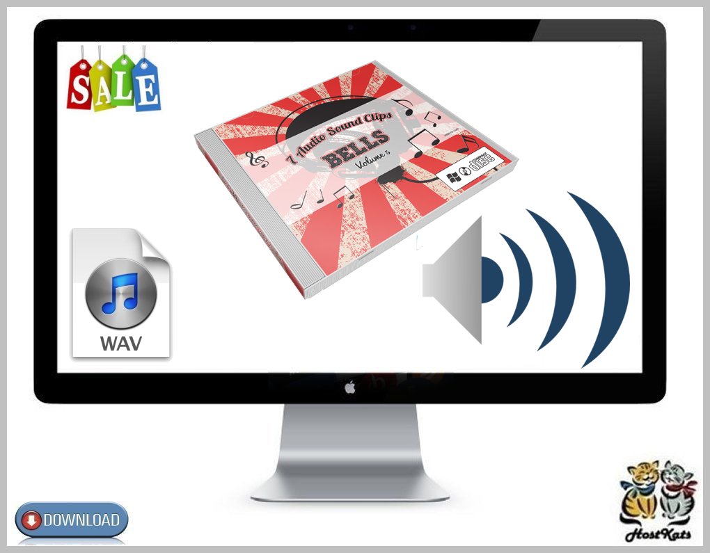 Stock Audio Sound Clips Volume 5 * Bells | Audio Books | Other