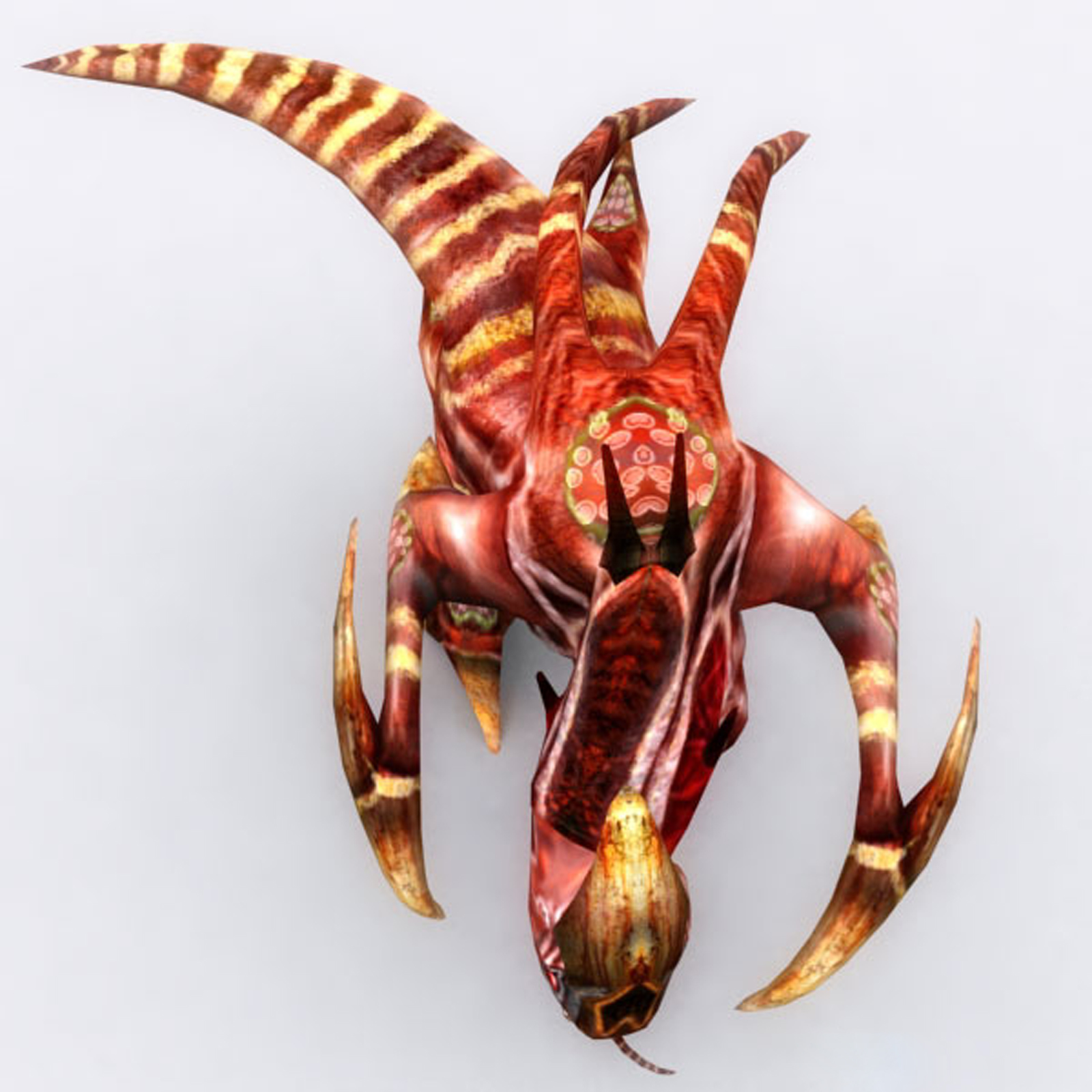 Fully rigged and animated Alien monster 3D model. | Photos and Images