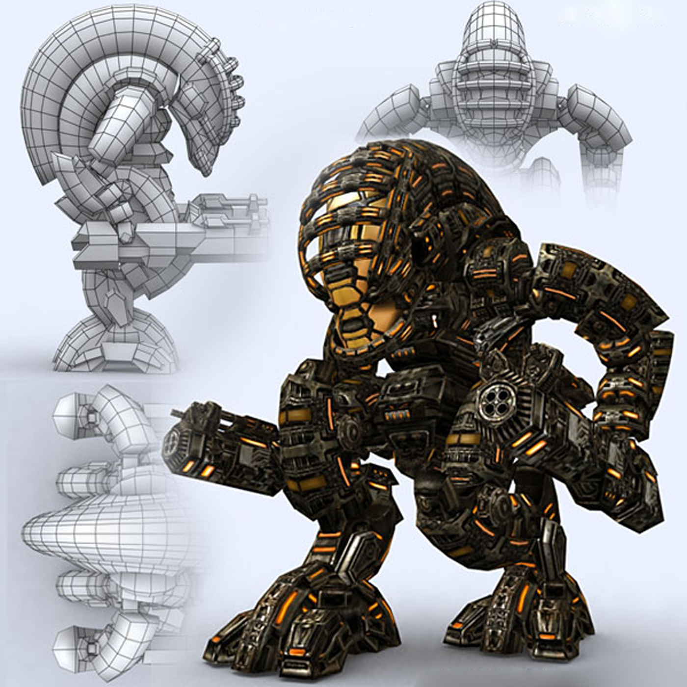 Fully rigged and animated 3D Mech robots pack | Photos and Images ...