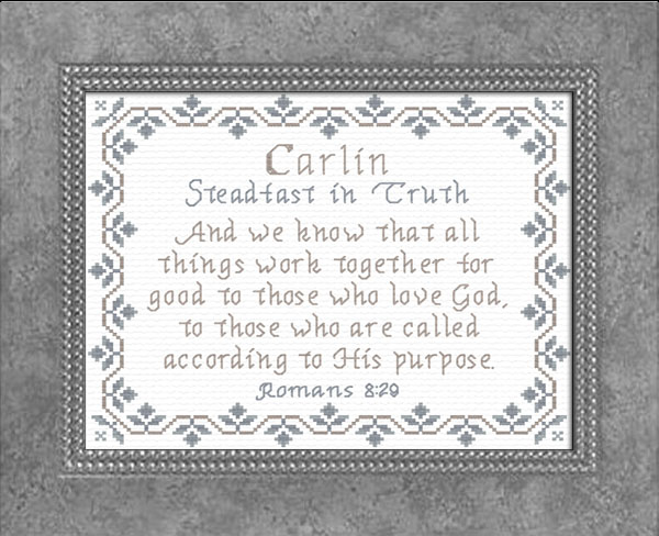 Name Blessings - Carlin | Crafting | Cross-Stitch | Other