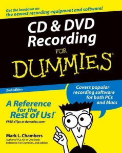 CD & DVD Recording for Dummies | eBooks | Computers