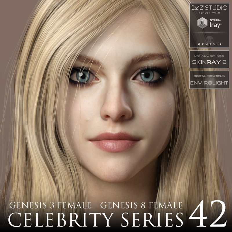 Celebrity Series 42 for Genesis 3 and Genesis 8 Female | Software