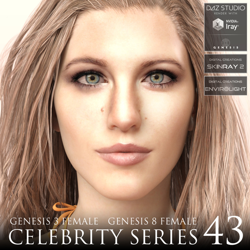 Celebrity Series 43 for Genesis 3 and Genesis 8 Female | Software