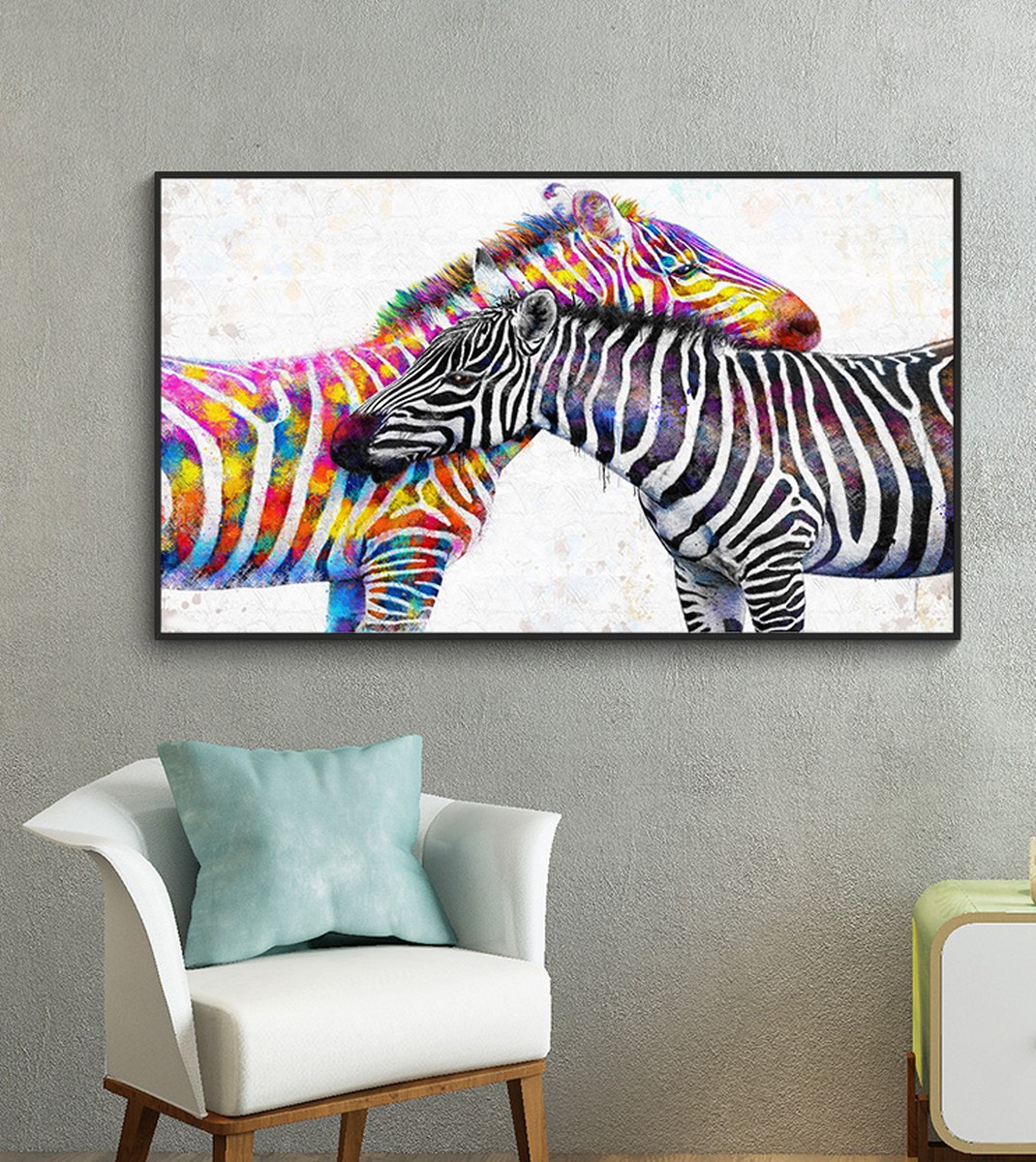 colorful zebra | Photos and Images | Abstract