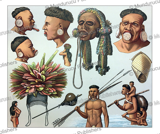 Botocudo Indians, Auguste Racinet, 1888 | Photos and Images | Travel