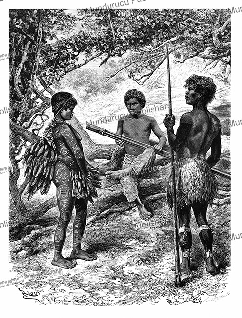 Witoto (Huitoto) Indians of Colombia, E´douard Riou, 1883 | Photos and ...