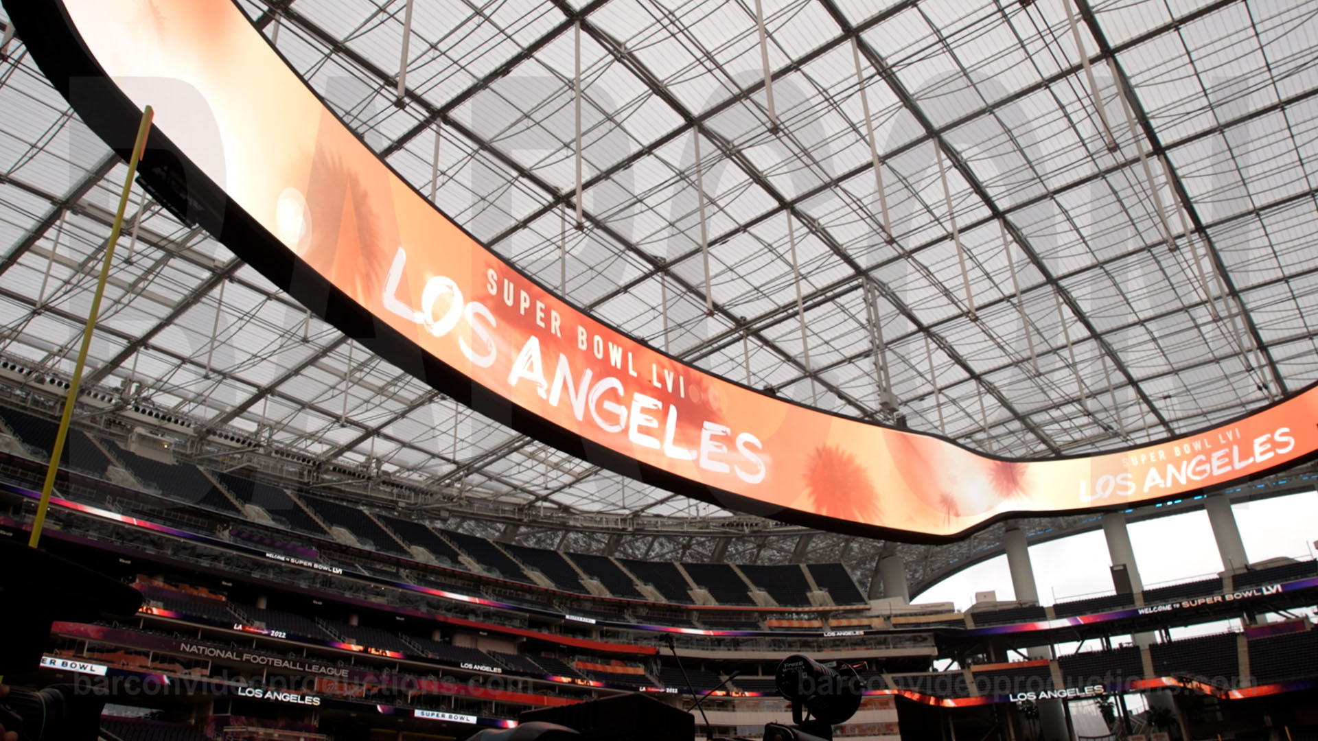 SOFI STADIUM ELECTRIC Led SUPER BOWL LVI SHOWCASE | Movies and Videos ...