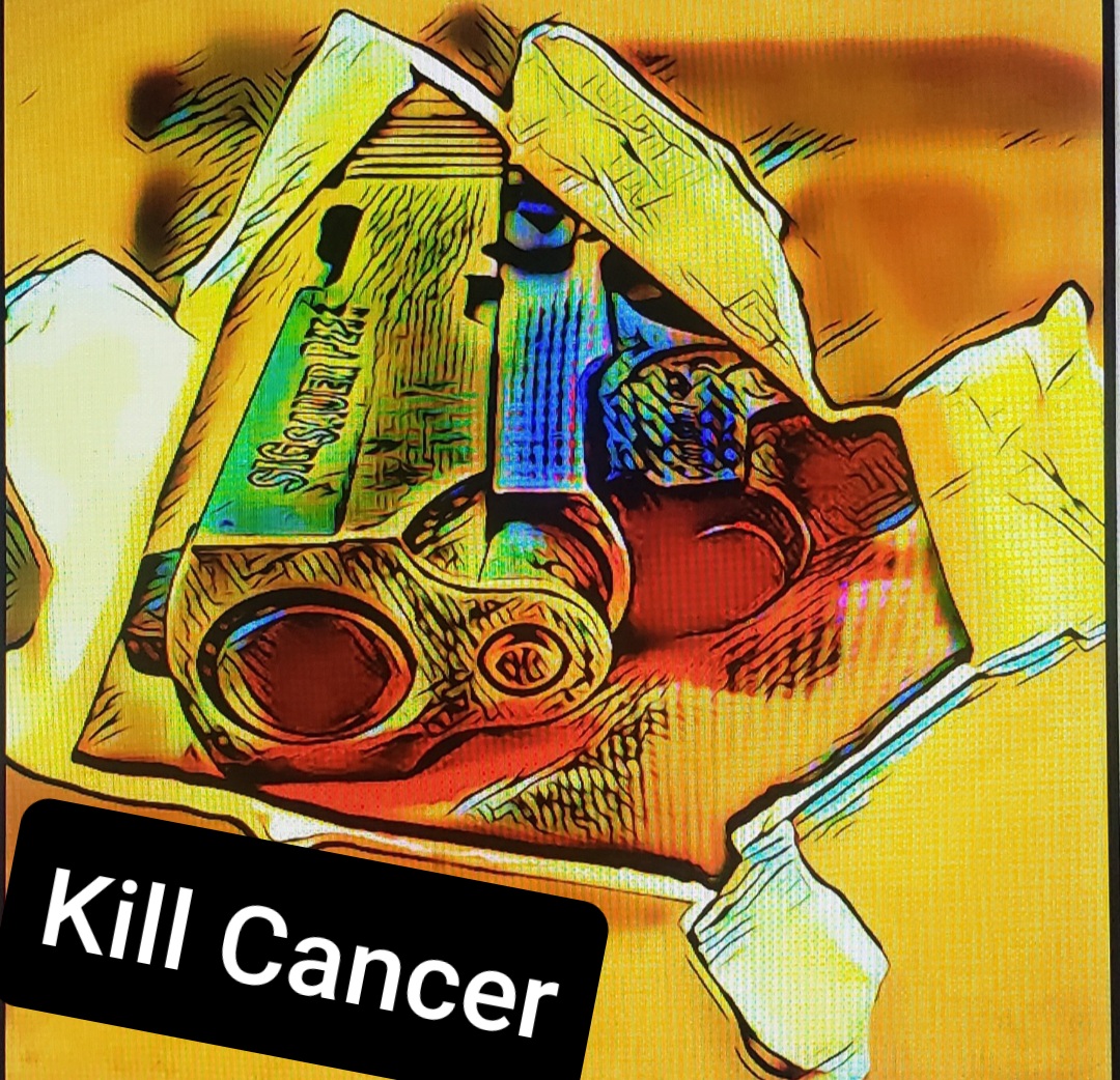 Kill Cancer Gun art digital download | Photos and Images