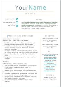 CV template in docx format | Documents and Forms | Other Forms