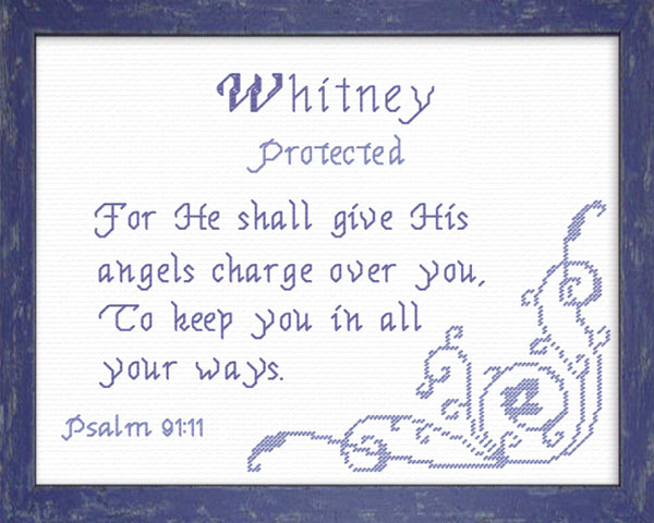 Name Blessings - Whitney 2 | Crafting | Cross-Stitch | Other
