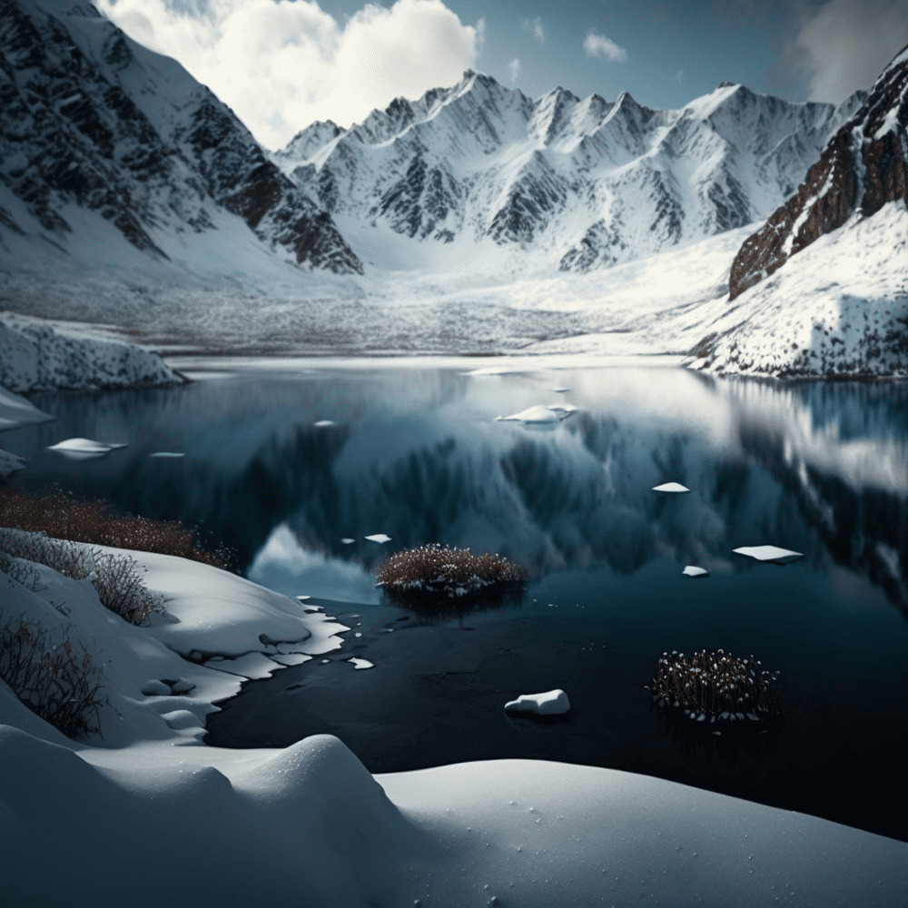 Mountain in the snow | Photos and Images | Nature