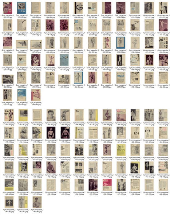 1950s Gym Magazines Digital Issues 1 & 2 - Vintage Body Builder Mags ...