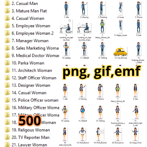 Creative Canvas: 500+ Items of Whiteboard Animation (PNG, GIF, EMF ...