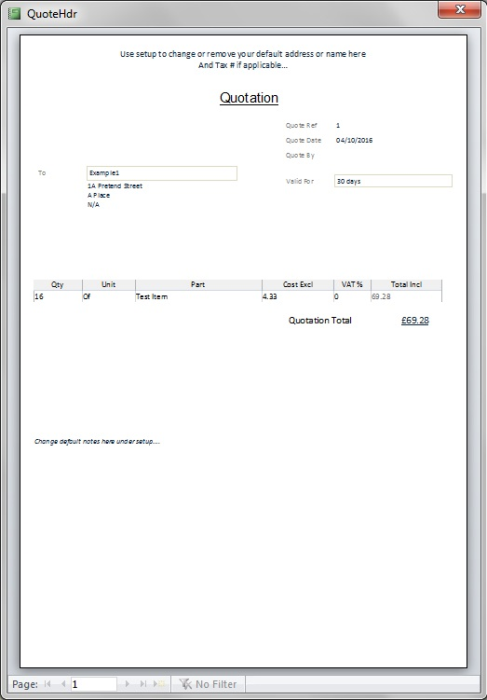 Invoice Quote Receipt generator database template | Software | Software ...