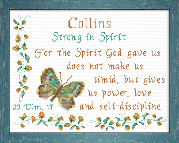 Name Blessings - Collins | Crafting | Cross-Stitch | Other