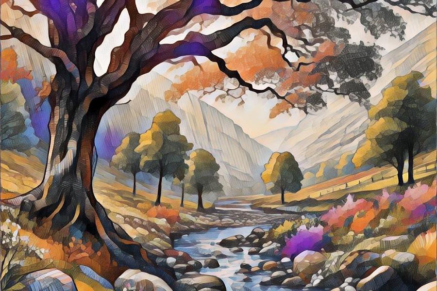 A Geode Landscape | Photos and Images | Digital Art