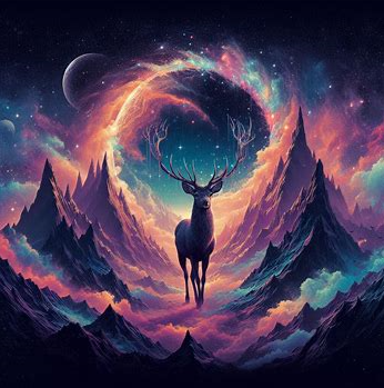 Galaxy Deer | Photos and Images | Digital Art