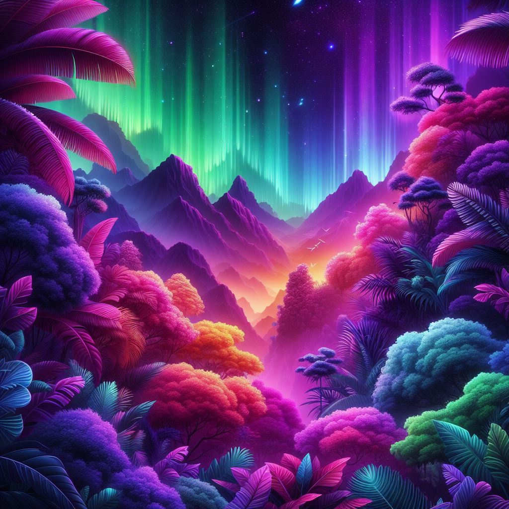 Rainbow rainforest 1 | Photos and Images | Digital Art