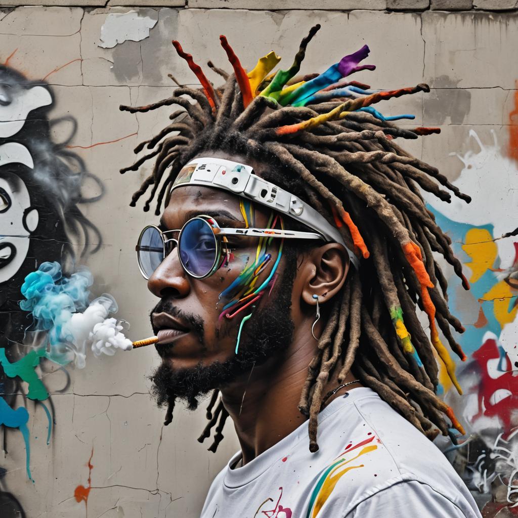 Street Art Jigsaw & Cyborg and Rasta | Photos and Images