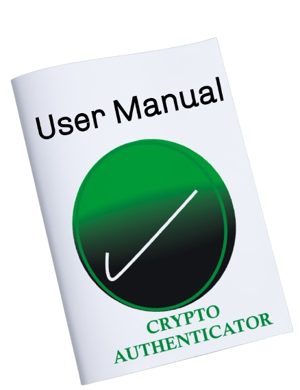 USER MANUAL - Crypto Wallet Authenticator | Documents and Forms