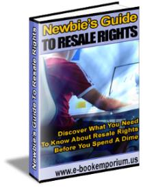 Newbies Guide To Resale Rights eBook | eBooks