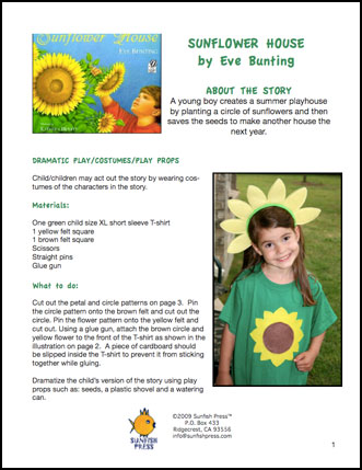 Sunflower House Thematic Unit | Other Files | Patterns and Templates