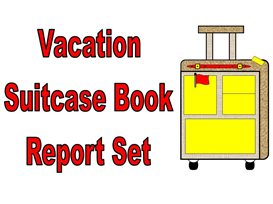 Main Character Vacation Suitcase Book Report | Other Files