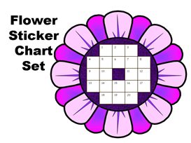 Spring Flower StickerChart Set | Other Files | Documents and Forms