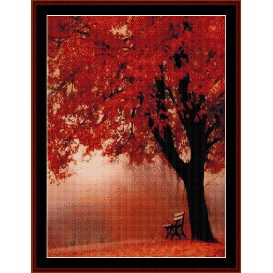 Forest in Autumn - Nature cross stitch pattern by Cross Stitch ...