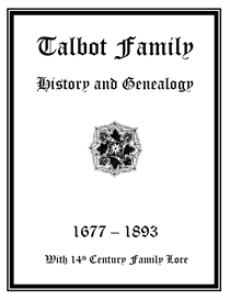 Talbot Family History and Genealogy | eBooks | History