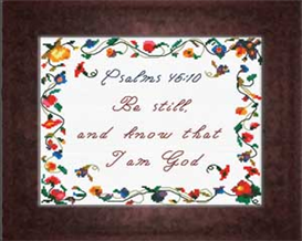 Be Still - Psalm 46:10 | Crafting | Cross-Stitch | Religious